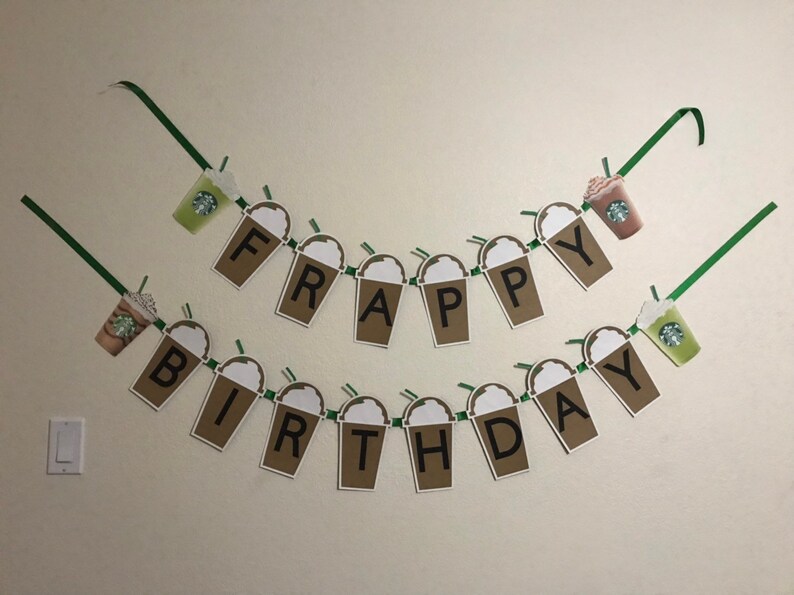 Frappy Birthday Banner | Birthday | Custom Banner | SB Inspired ...