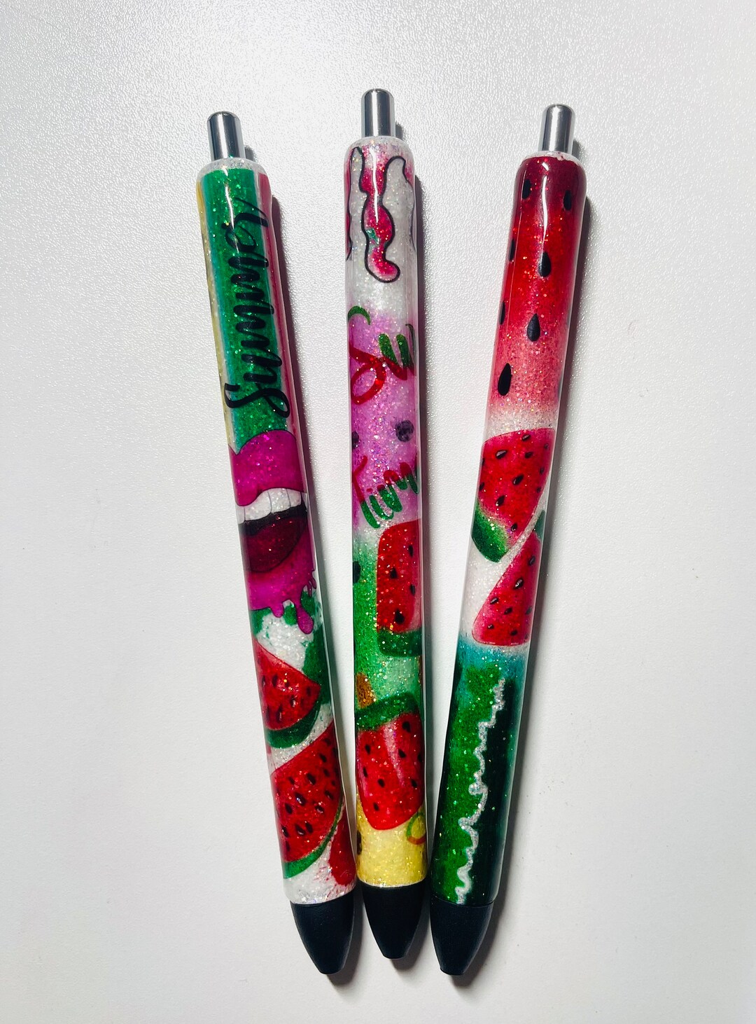 Watermelon Pens | Summer Pens |glitter Pen | Teacher Appreciation ...