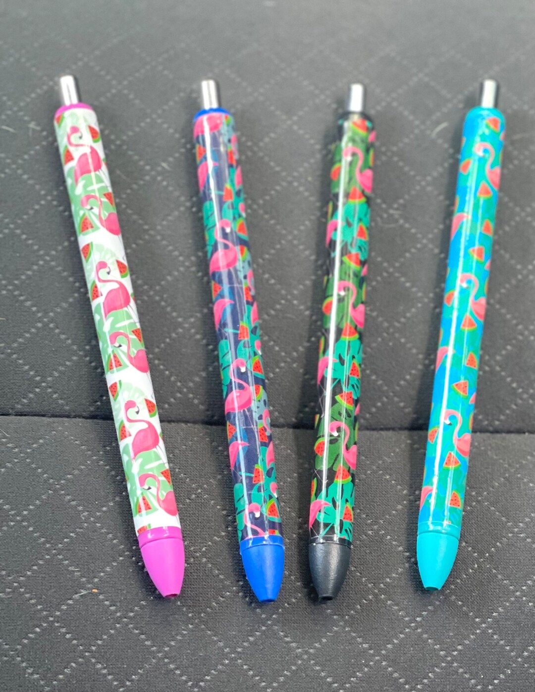 Flamingo Set Summer Pens Tropical Print Gel Pens - Etsy