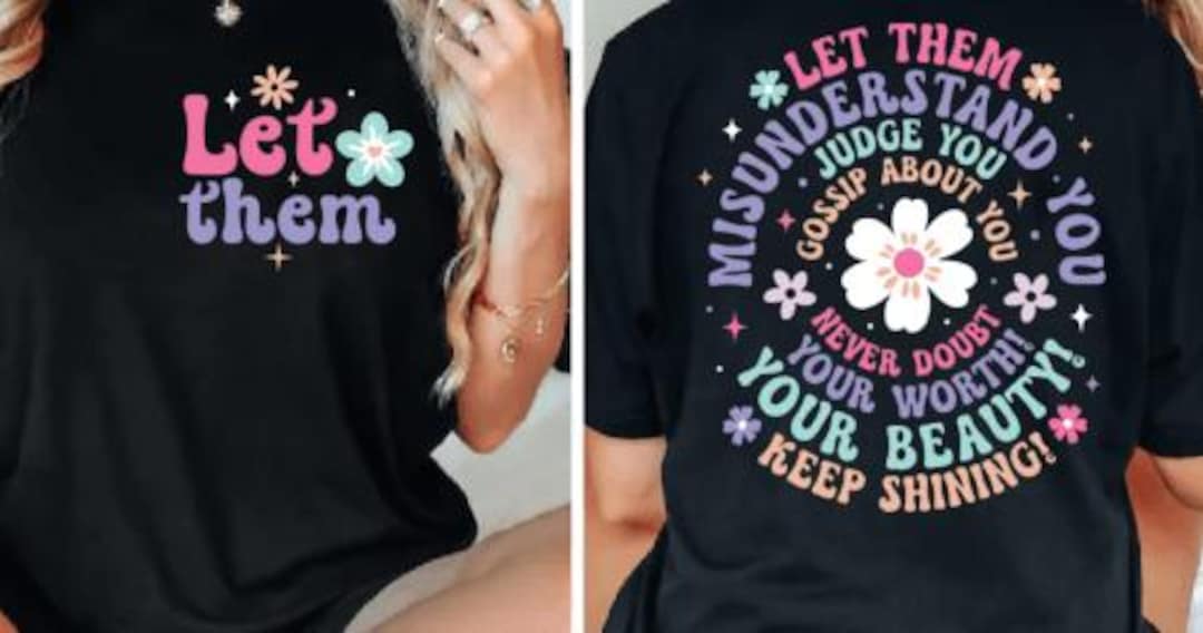 Let Them | Motivational Quote| Pocket | SVG | PNG | Digital File - Etsy