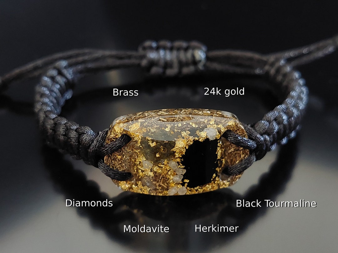 Orgone Orgonite Bracelet - Powerful, High Vibrations, Reiki Energy ...