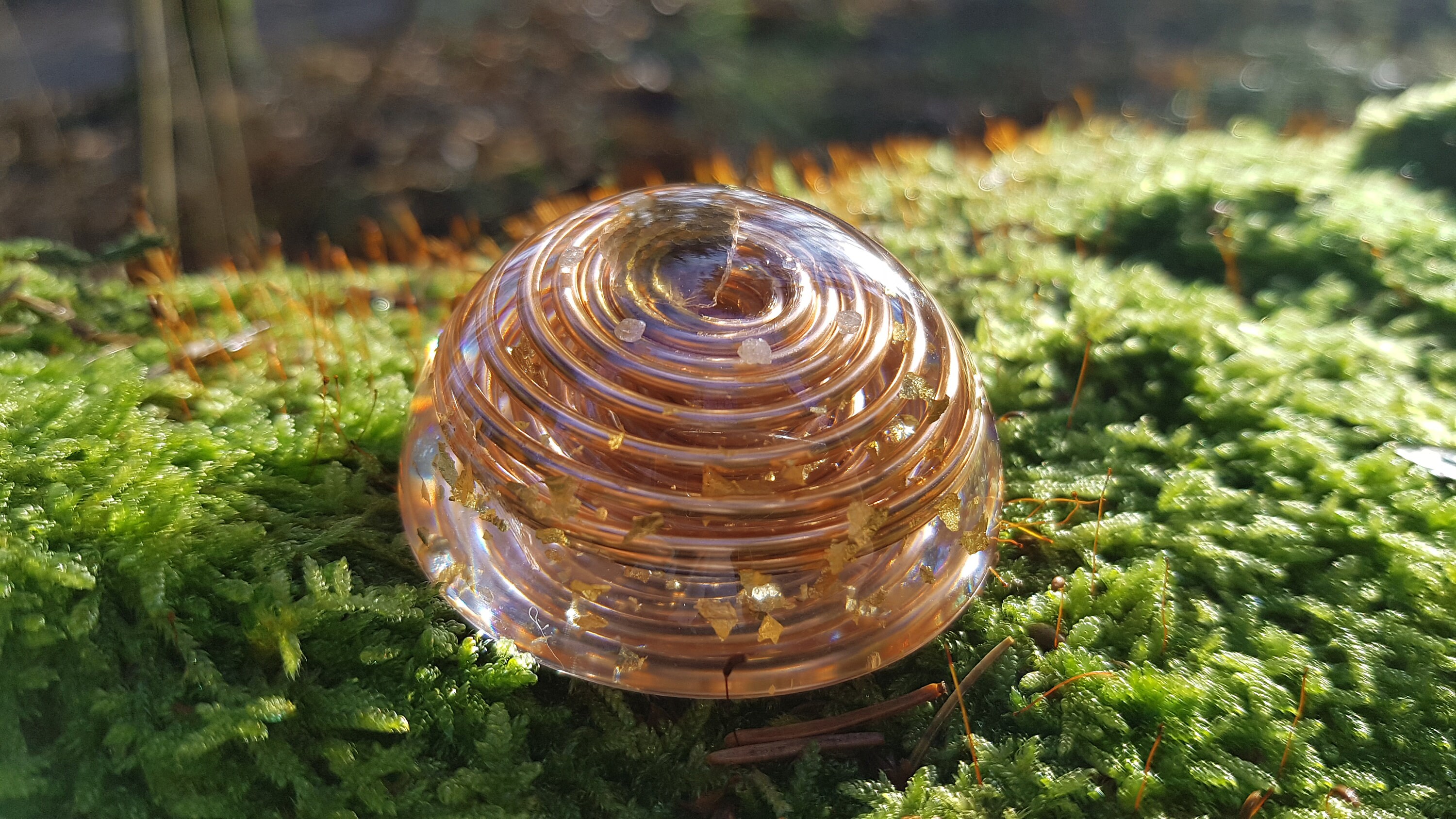 Pocket Orgonite Orgone Hemisphere Dome Most Powerful - Etsy