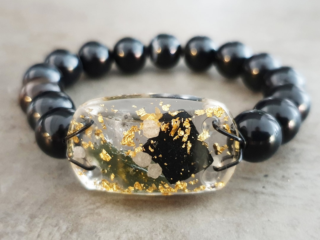 Most Powerful Orgonite Orgone Bracelet Amulet! Diamonds, Herkimer ...