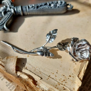 925 Sterling Silver Magic Rose, Handmade, Programmed Amulet, Charm for ...