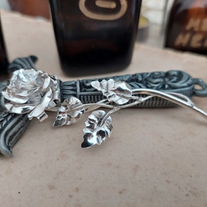 925 Sterling Silver Magic Rose, Handmade, Programmed Amulet, Charm for ...