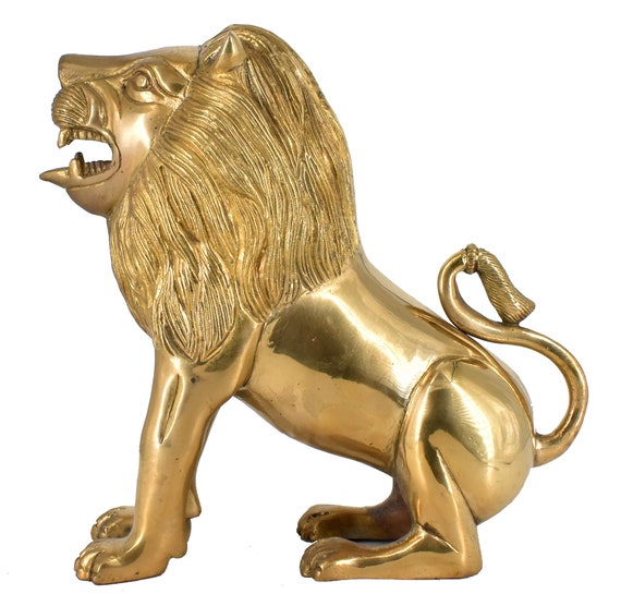 Golden Lion Statue