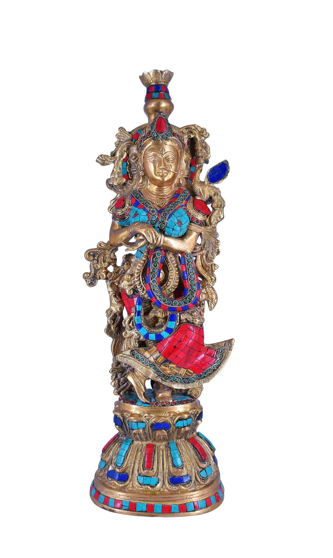 Whitewhale Radha Statue Indian Lady Figure Shyama Kishori. - Etsy