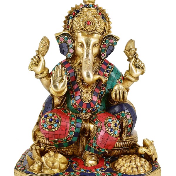 Brass Colorful Statue - Etsy