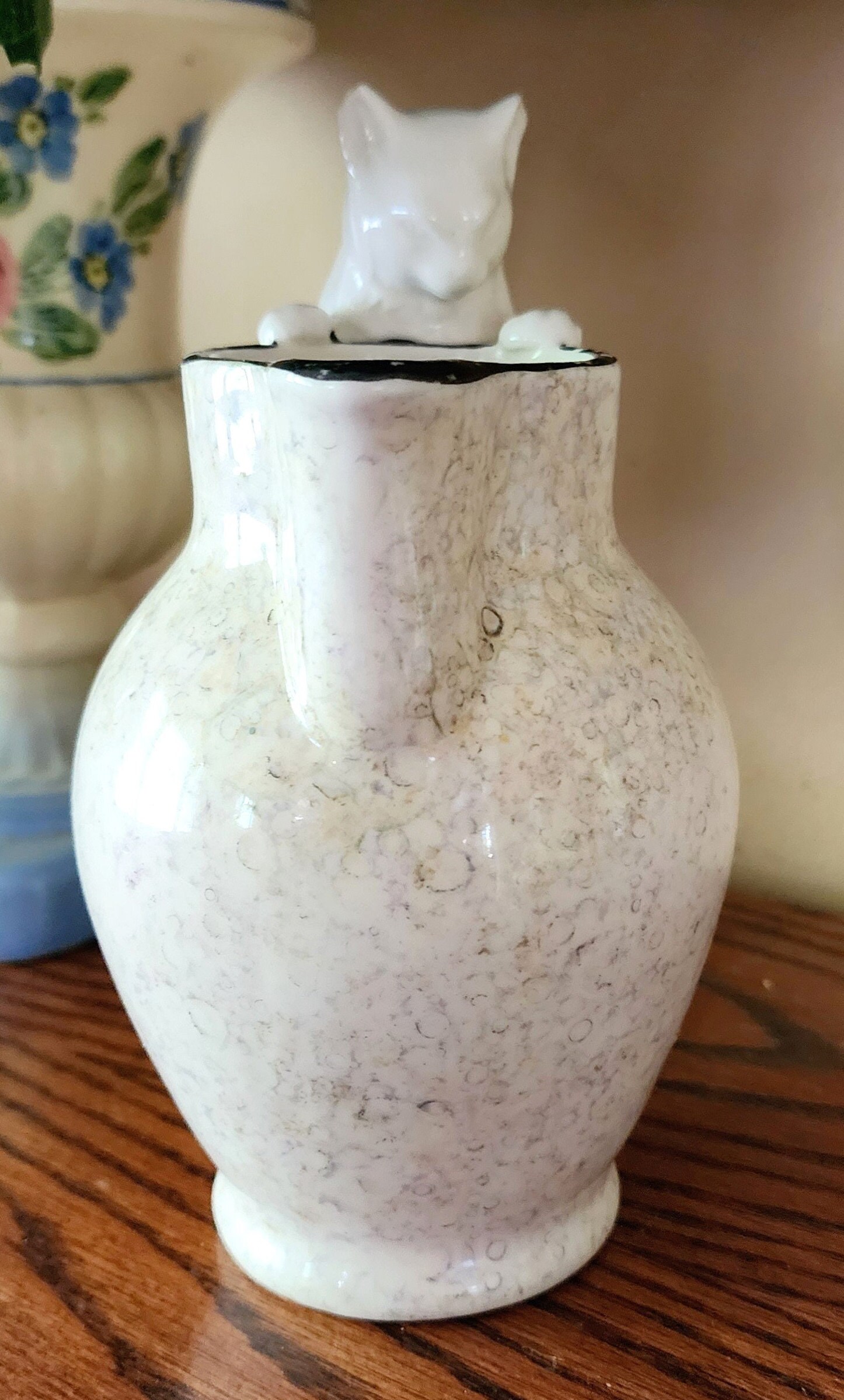 Vintage Camark Milk Jug Pitcher With Cat Handle Vintage 40s - Etsy