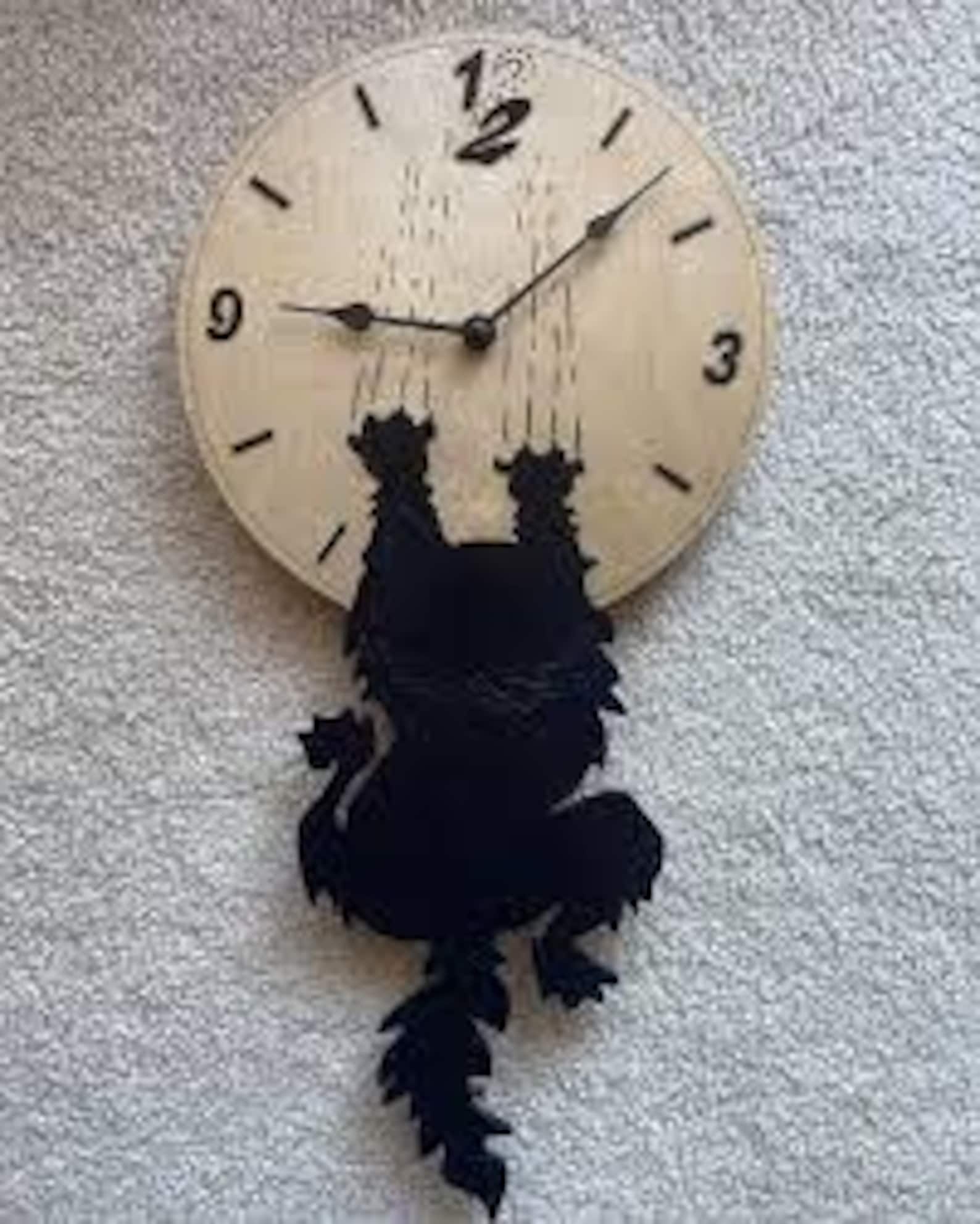 Crazy Tom Wall Clock Laser Cut File - Etsy