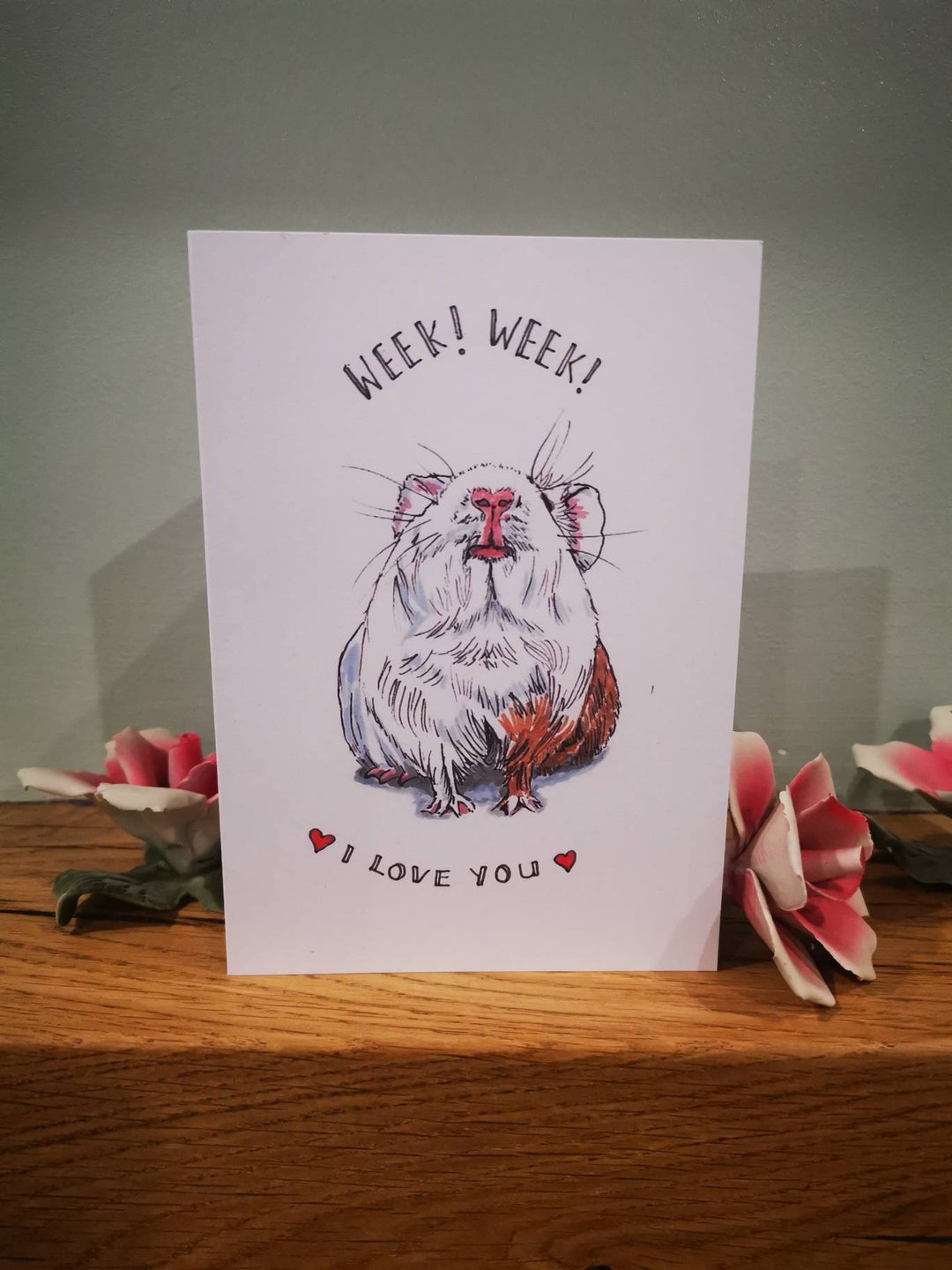 Guinea Pig Card - Guinea Pig Card - Cavie Card - Any Occasion - Etsy UK