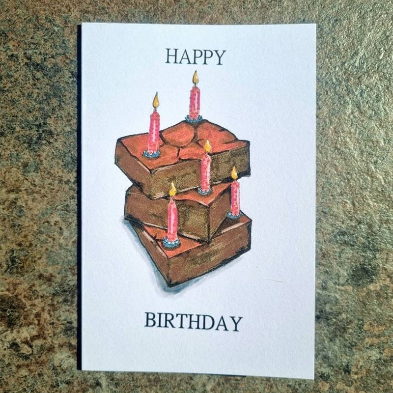 Brownies Birthday Card - Etsy UK