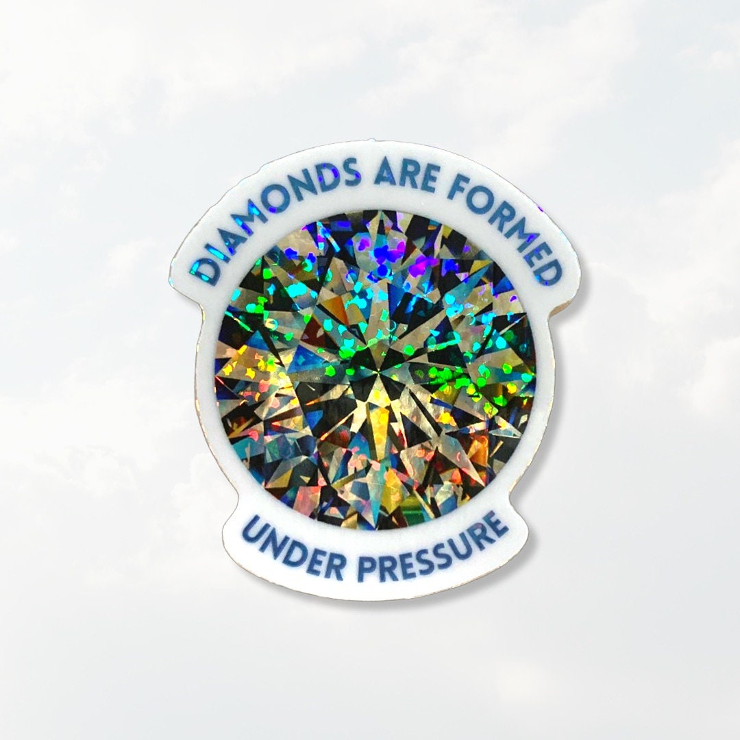 Glitter Holographic Diamond Sticker - Etsy