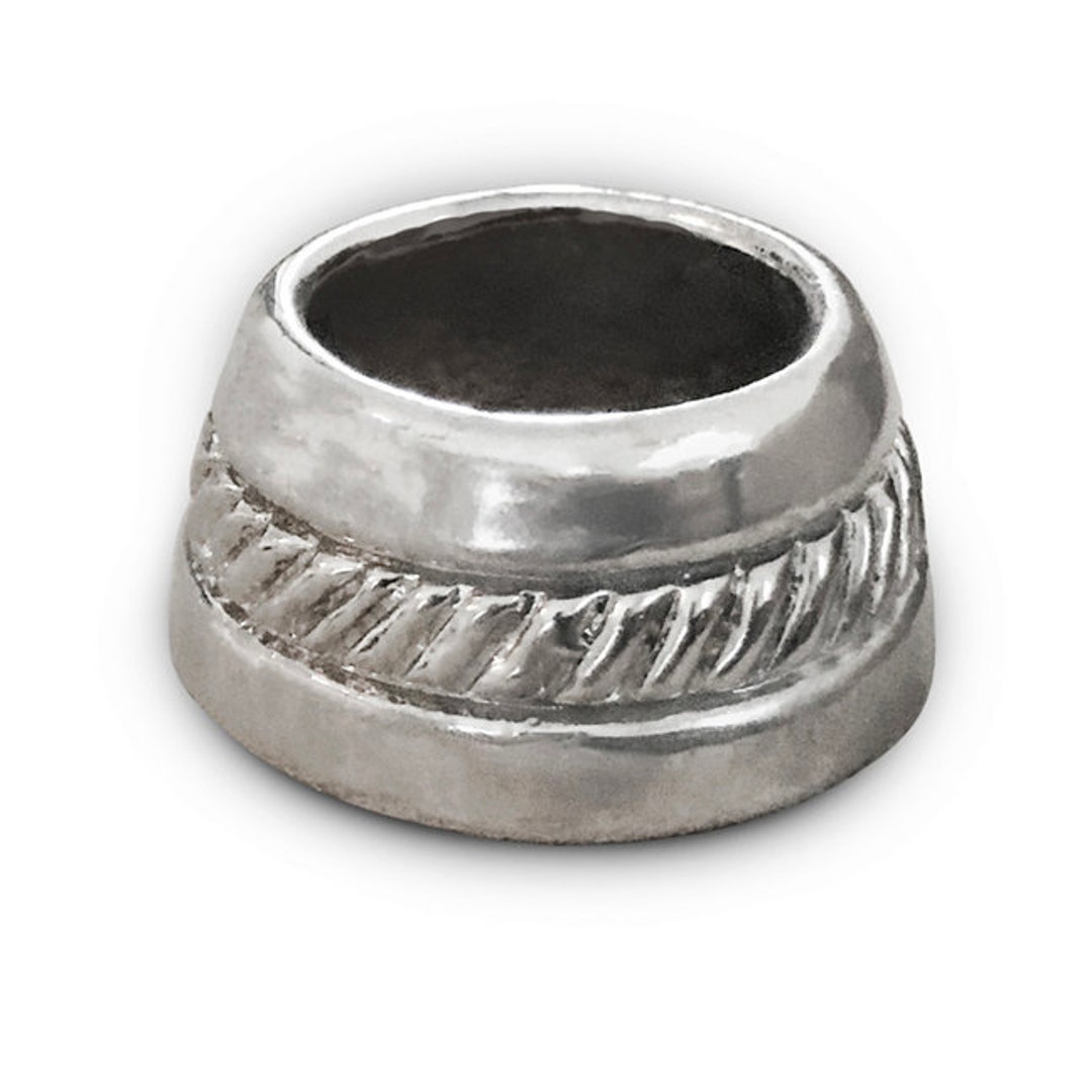 Dreidel Stand: Patterned Israeli Silver Dreidel Holder, Not Perfect ...