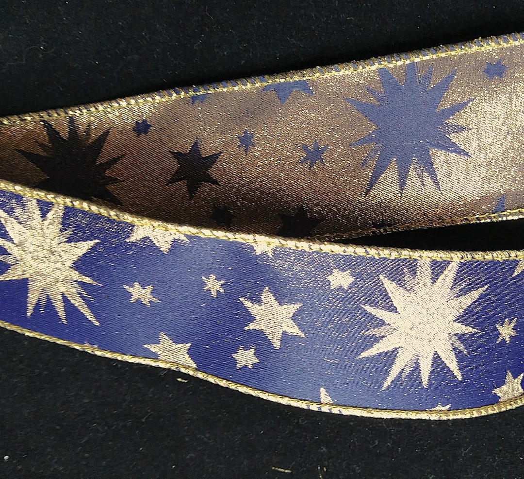 Double Sided Wired Taffeta Star of David Ribbon, Yard, 2" Wide - Etsy