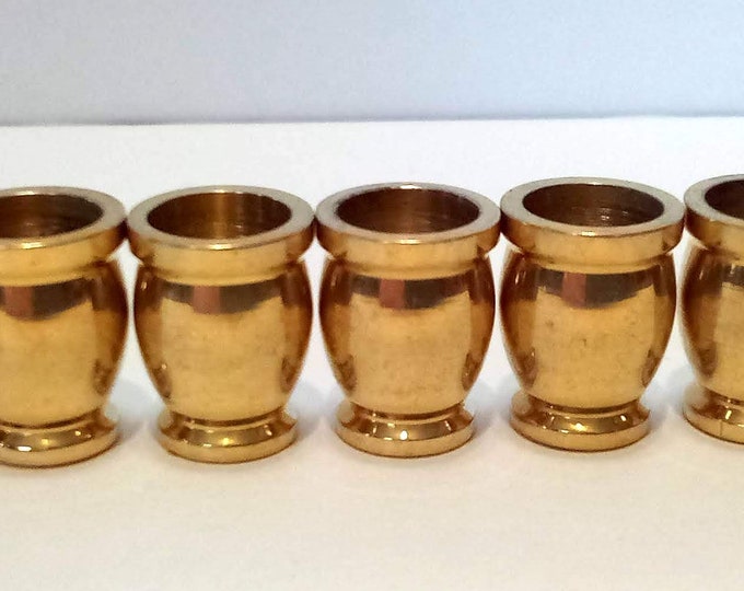 Menorah Candle Cups, Brass, Set of 9, All One Size - Etsy