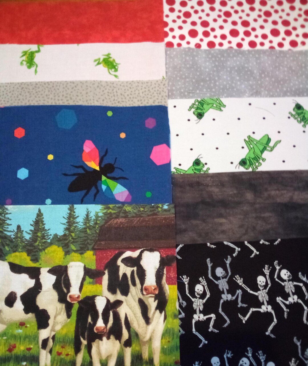 Passover Fabric Squares: Ten Plagues - Etsy