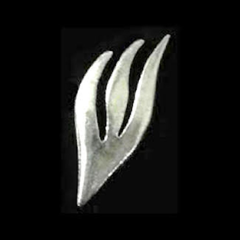 Hebrew Letter Shin for Mezuzah, Smooth Silver - Etsy