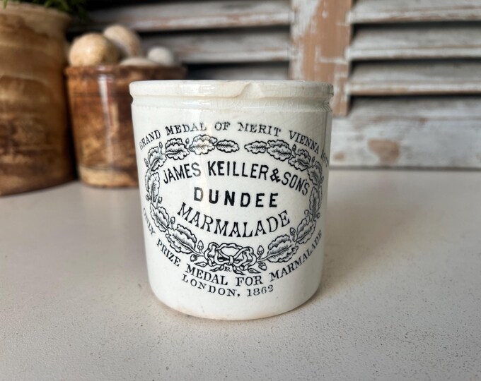 Antique 1lb Chubby James Keiller Dundee Marmalade Jars - English ...