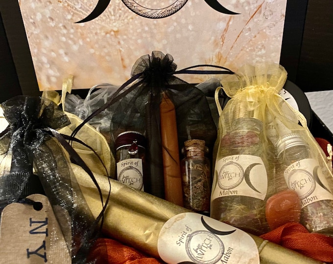 Mabon Ritual Box | Autumn Equinox Altar Kit | Mabon Sabbat Bundle With ...
