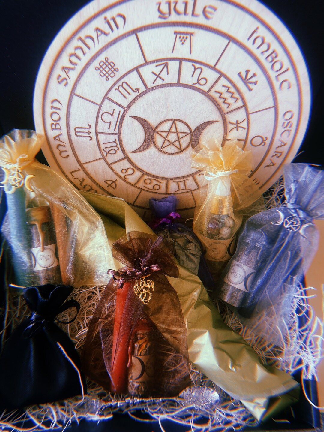 Elemental Witch Bundle, Earth, Air, Fire , Water: Anointing Oils ...