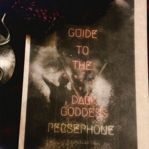 Persephone Dark Goddess Ritual Box • Shadow Work • Divination Tools ...
