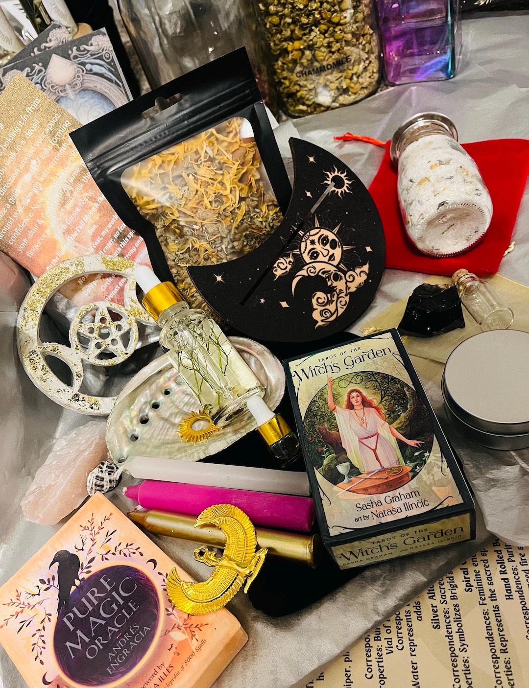 Witchy Mystery Box With Witchcraft Supplies & Tools Chosen for You and ...