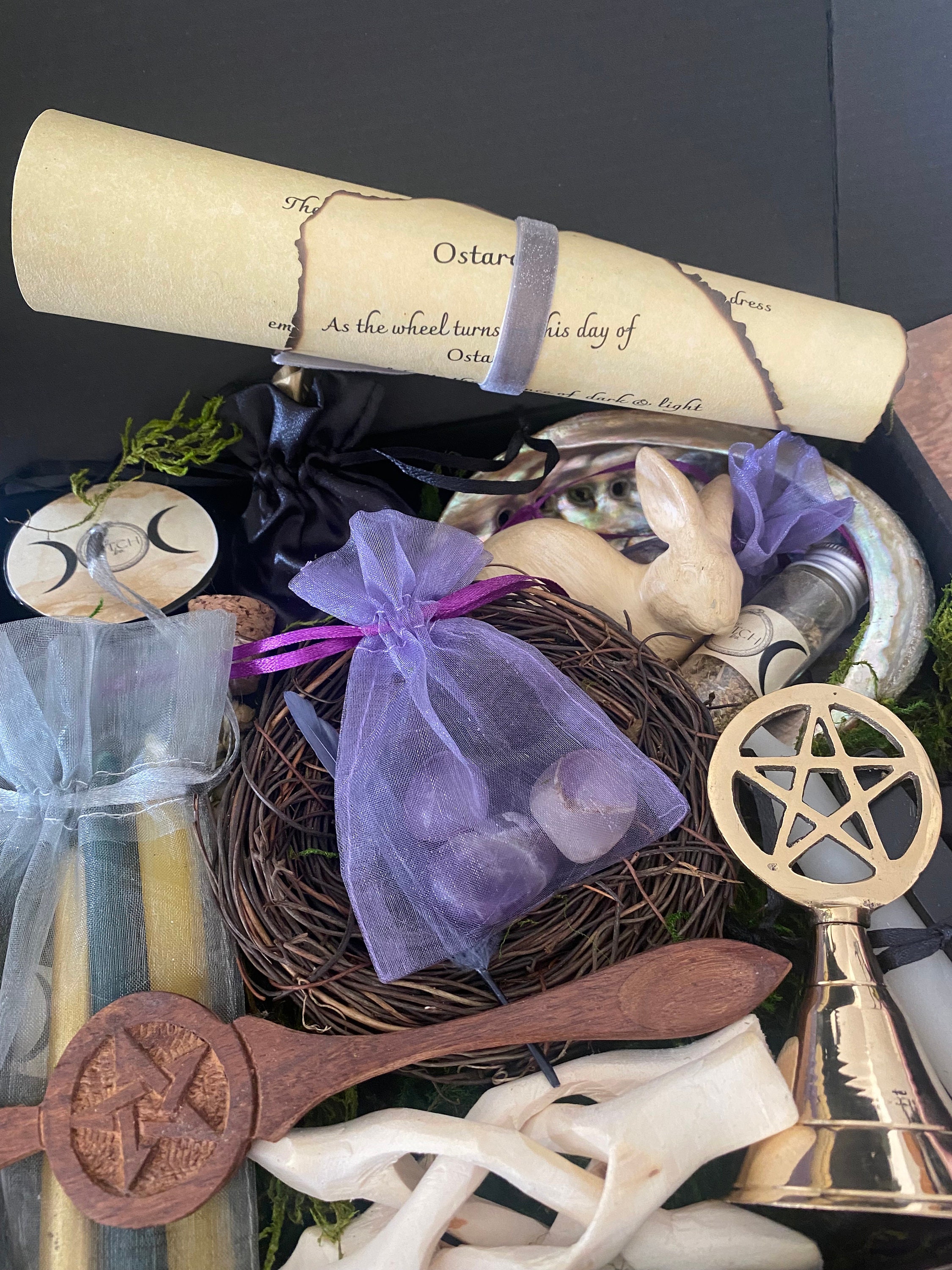 Ostara, Beltane, Litha 3 Box Sabbat Set for Your Ritualsseasonal Witchcraft Boxes Include All ...