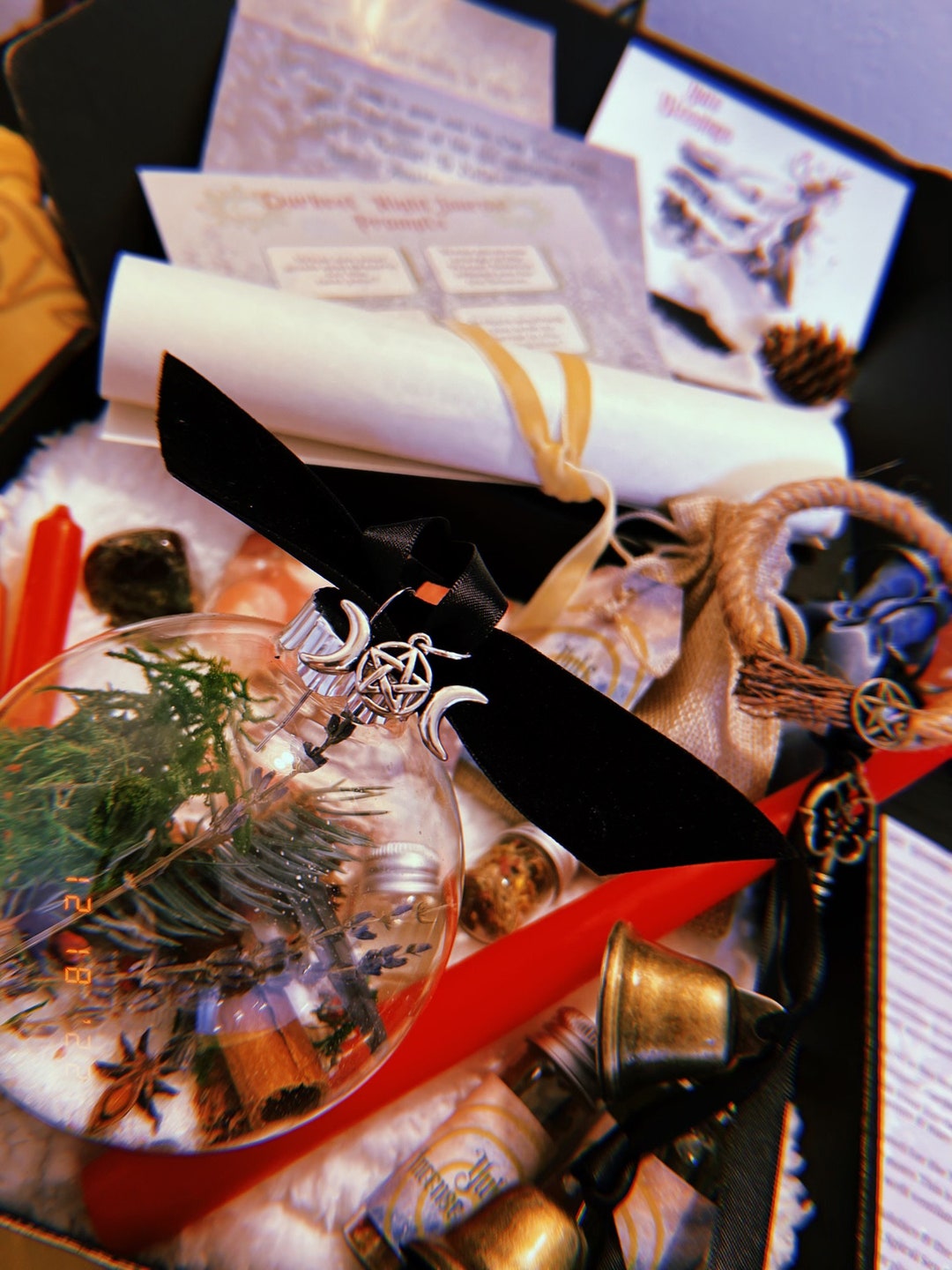 Yule Sabbat Box: Winter Solstice Altar Tools & Decor - Etsy