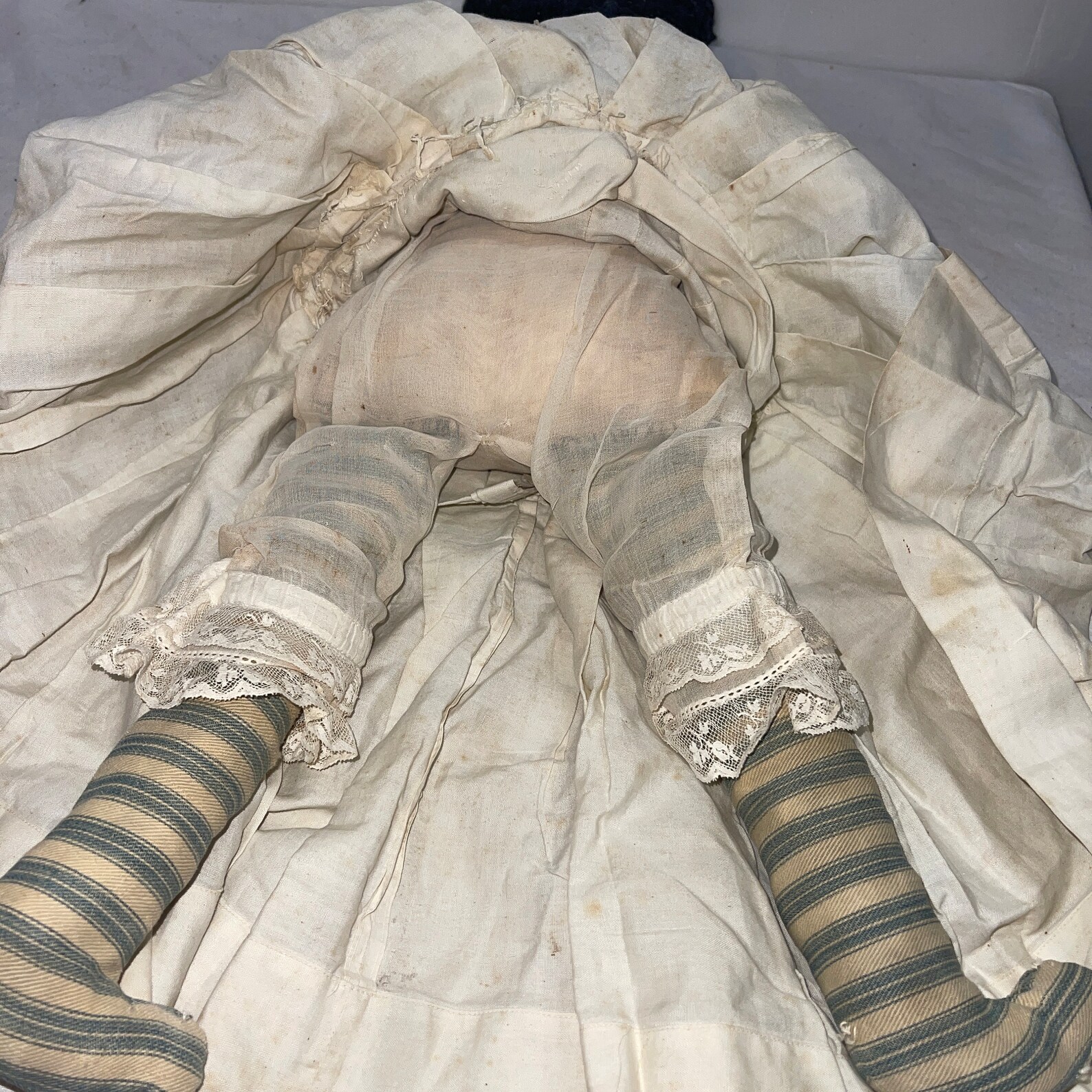 Antique American Hand-made Cloth Doll - Etsy