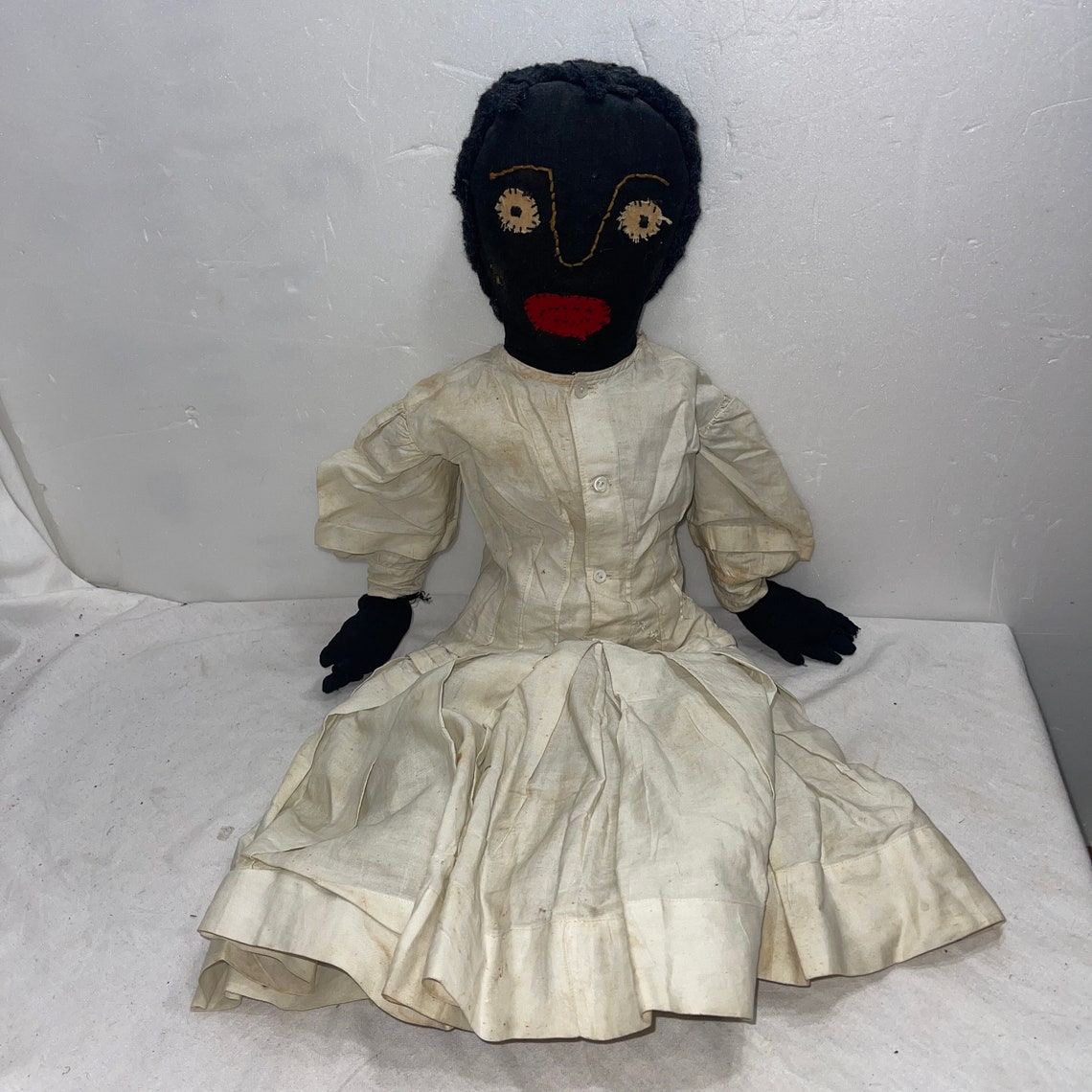 Antique American Hand-made Cloth Doll - Etsy