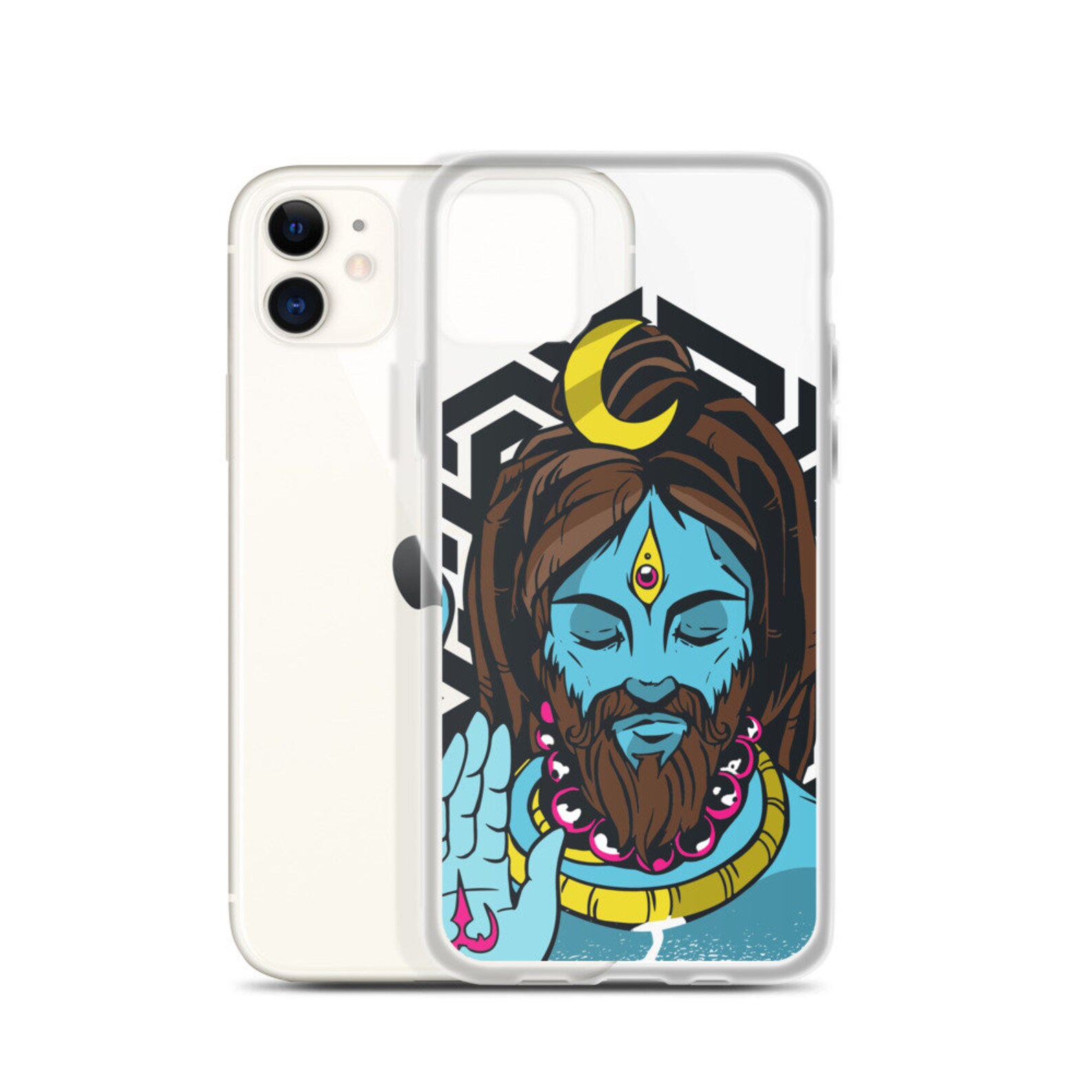 Hindu God Shiva iPhone Case Gift Mahadeva Hinduism Religious Tough ...