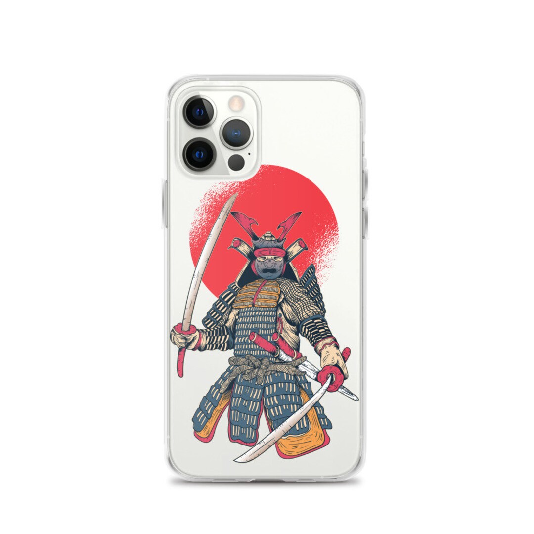 Japanese Samurai Warrior iPhone Case Gift Dual Katana Swords - Etsy