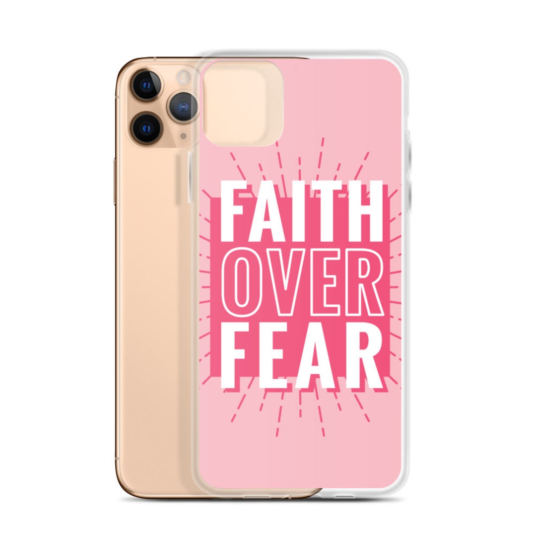 Faith Over Fear iPhone Case Gift Stay Strong Believer Tough - Etsy