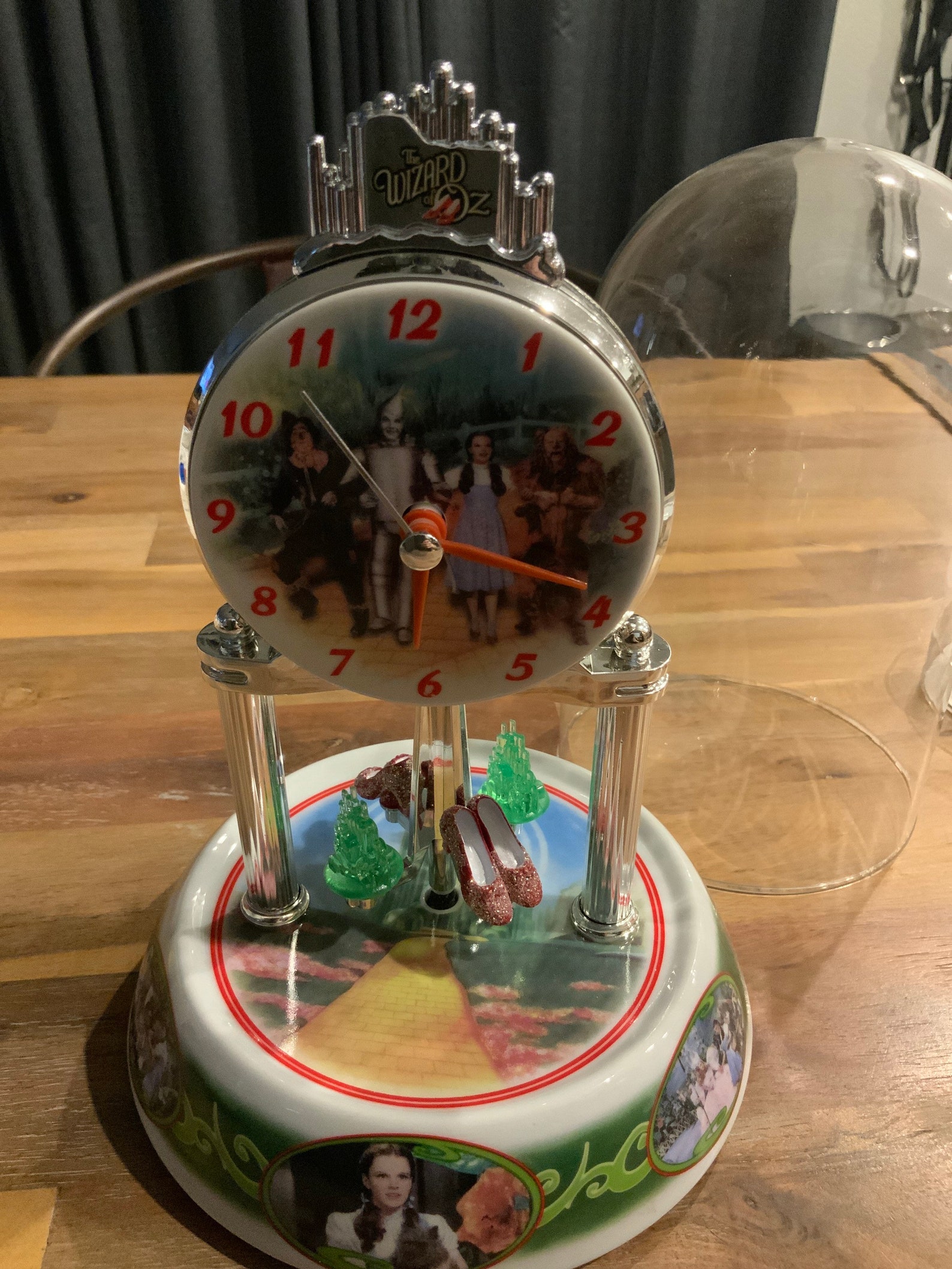 Wizard of Oz Anniversary Clock Ruby Slippers Porcelain Base | Etsy