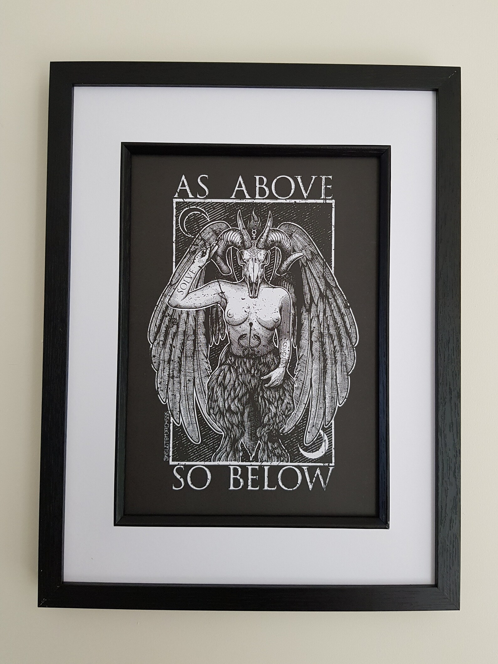 Baphomet A4 Art Print - Etsy