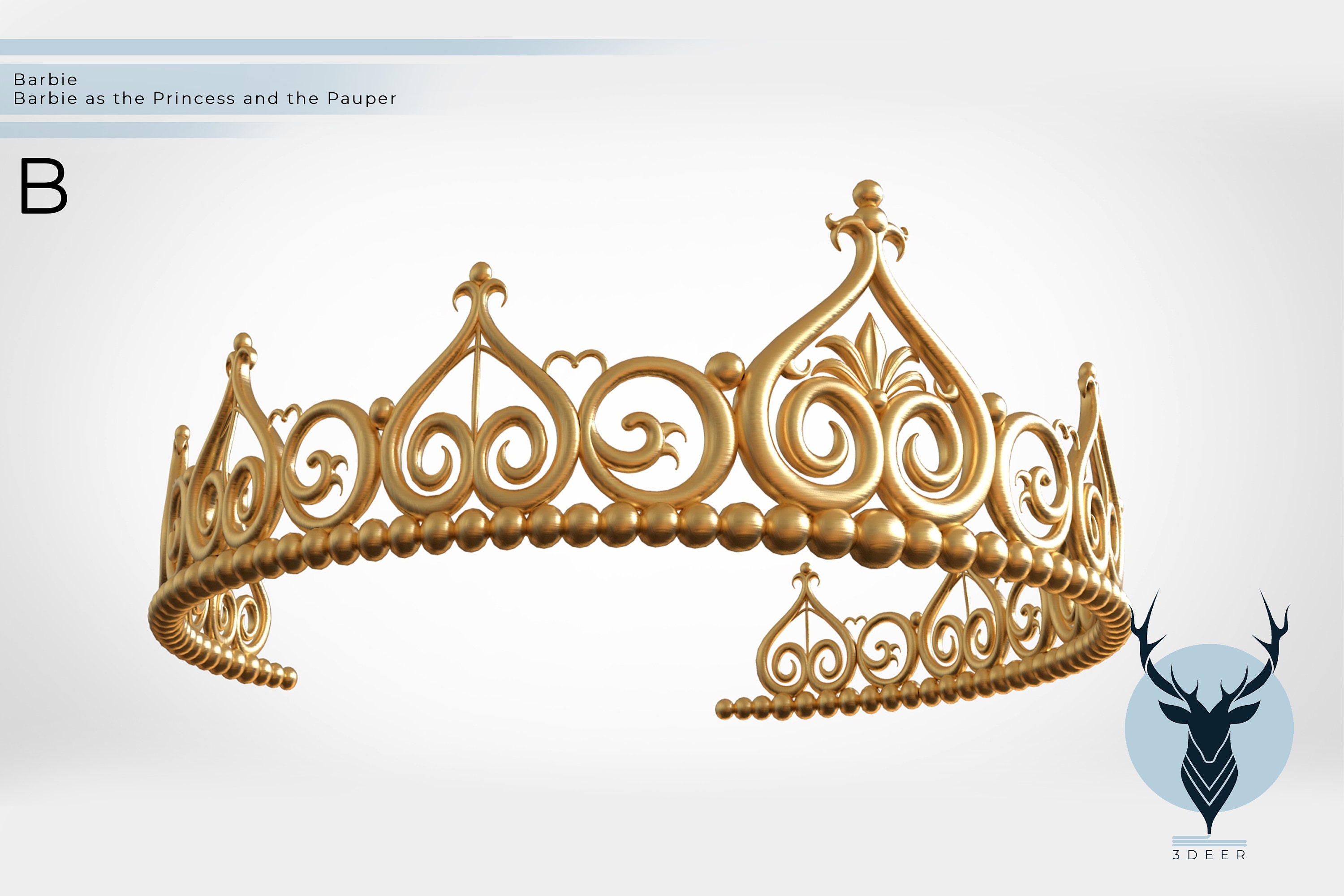 Barbie as the Princess and the Pauper Anneliese's Crown - Etsy Australia