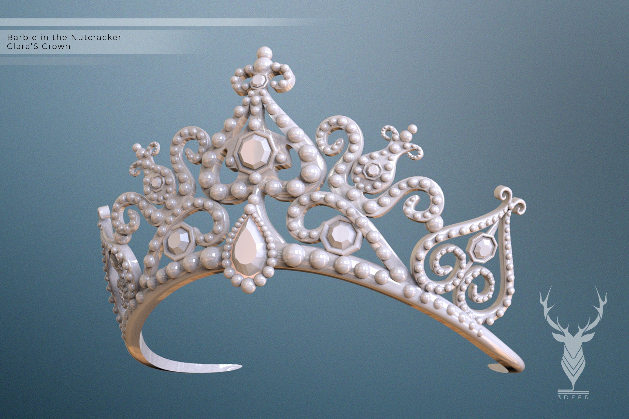 Barbie in the Nutcracker Clara Crown STL File/ 3D Printable | Etsy