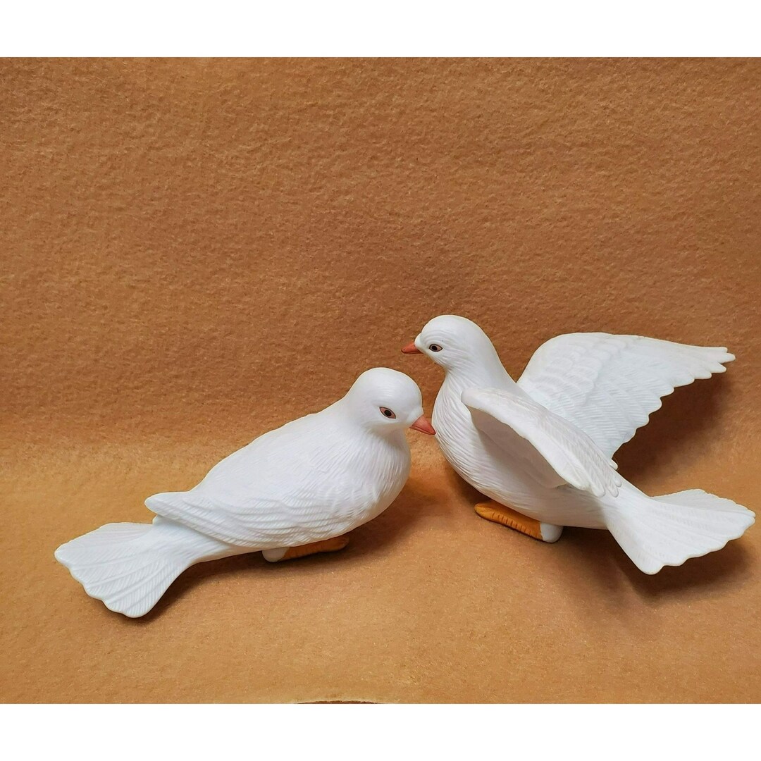Vintage Homco Porcelain Love Doves Figurines, Homco No 8856, Home ...