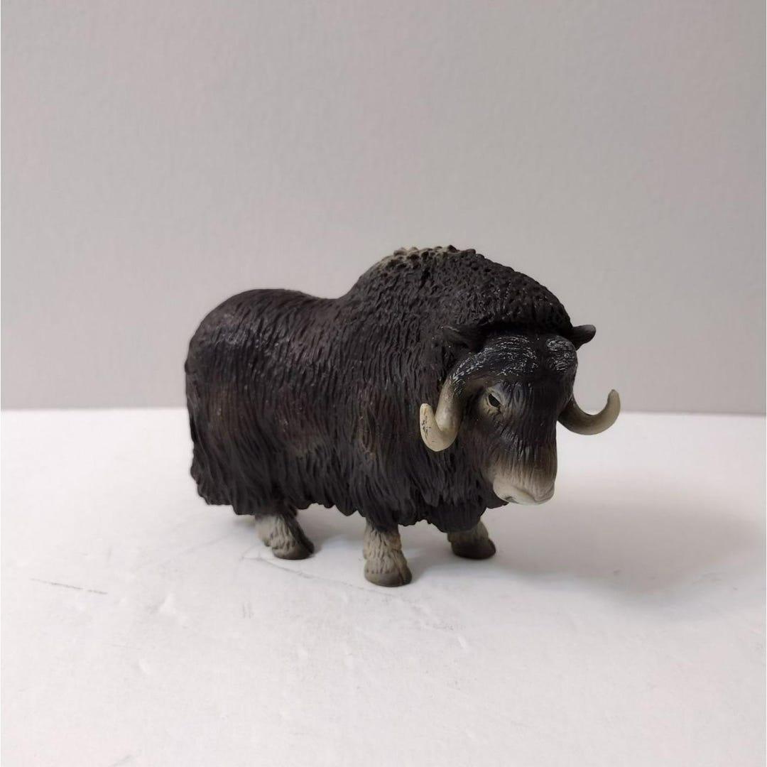 Schleich Musk Ox Figurine 2003 Wild Animal Collectible Figure, Retired ...