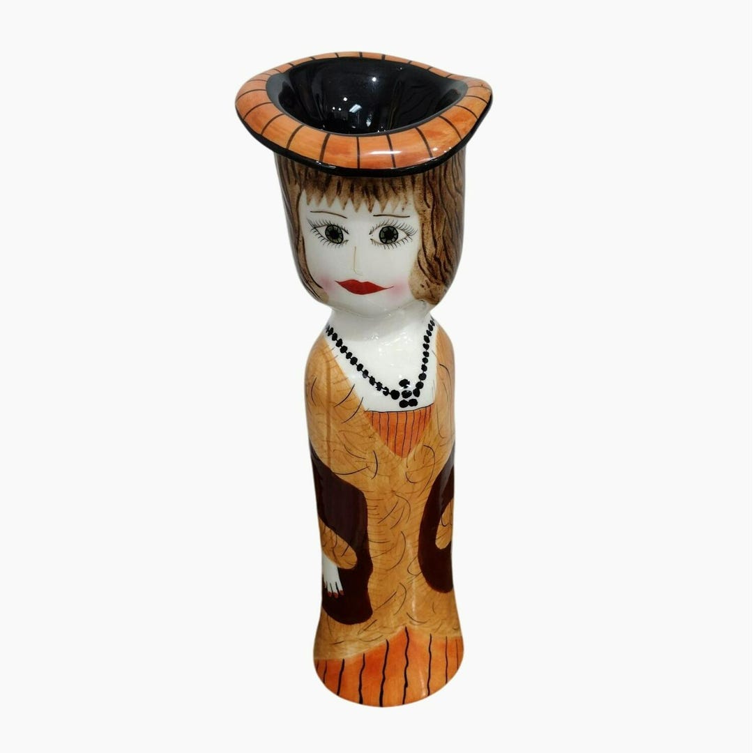 Susan Paley Ganz Bella Casa Lady Candle Holder, Luxurious Laurie, Bud ...