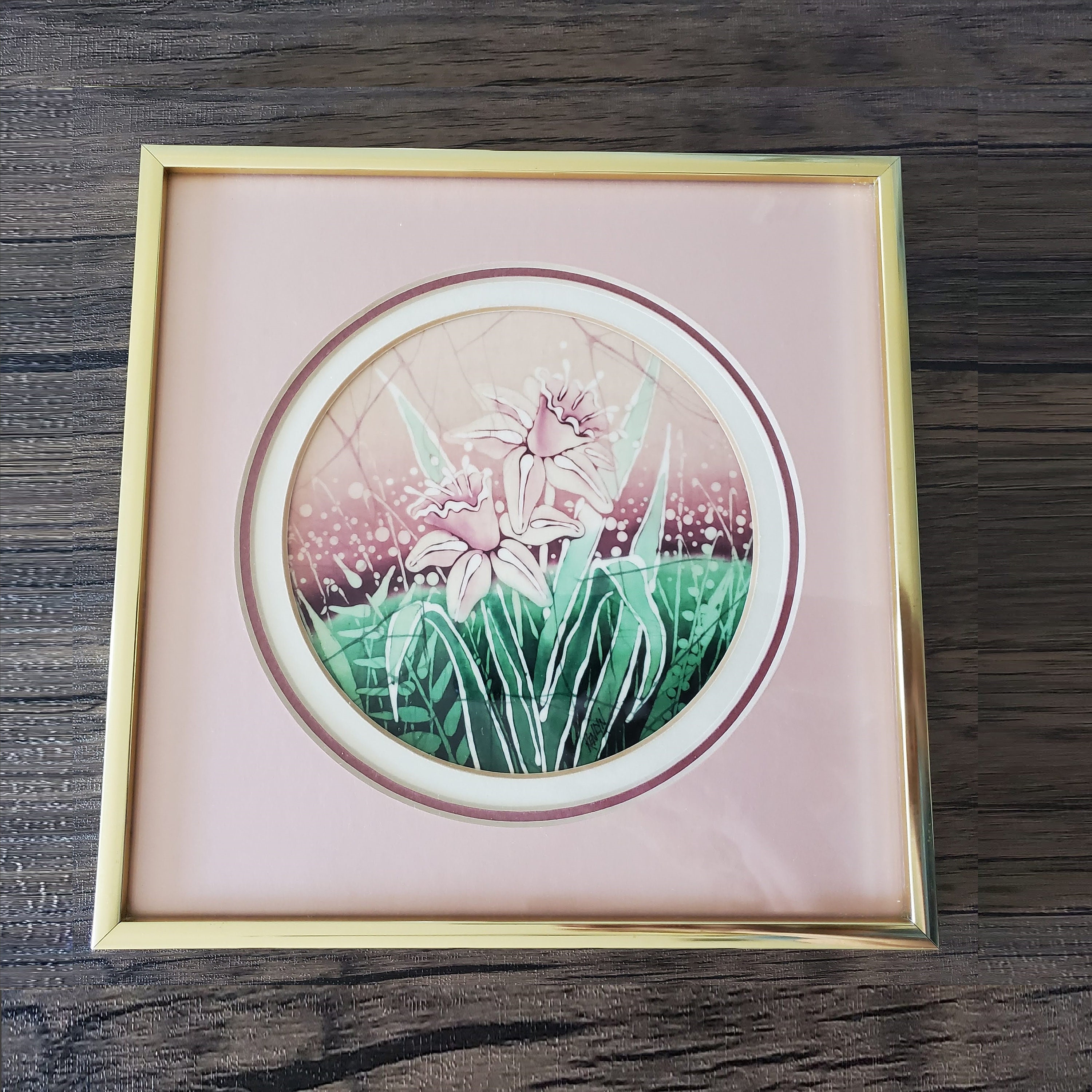 1970s Original Batik Art