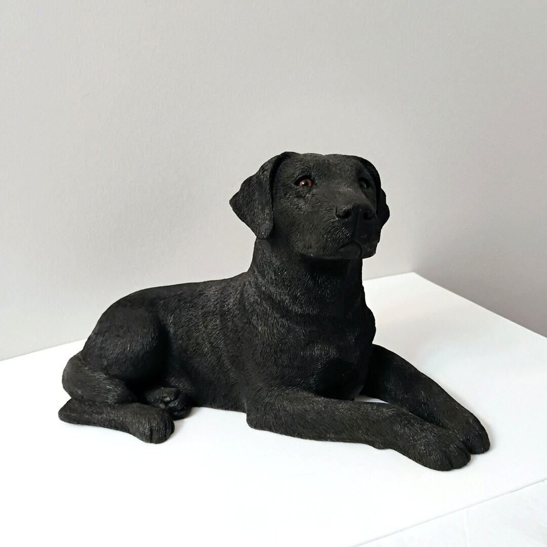 Sandicast Sandra Brue Black Labrador Retriever Dog, Original Size ...