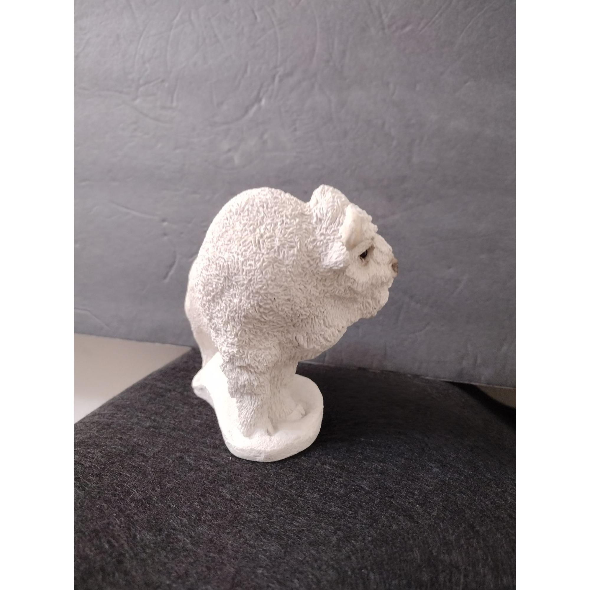 Stone Critters White Buffalo Figurine, SC-459, UDC, Vintage 1992, 4 ...