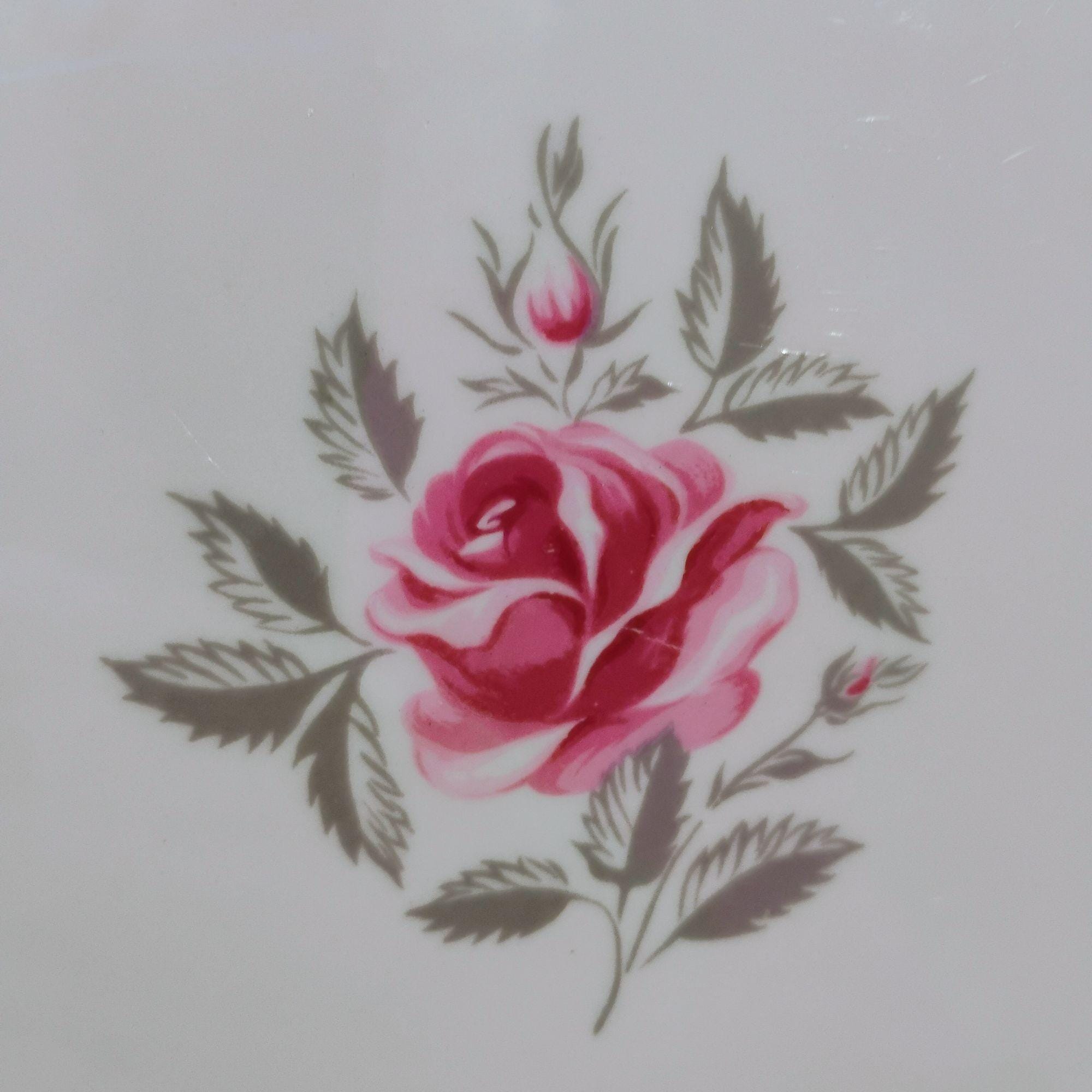 Vintage MCM China Dinnerware, 1950s, Flintridge Miramar Platinum Trim ...