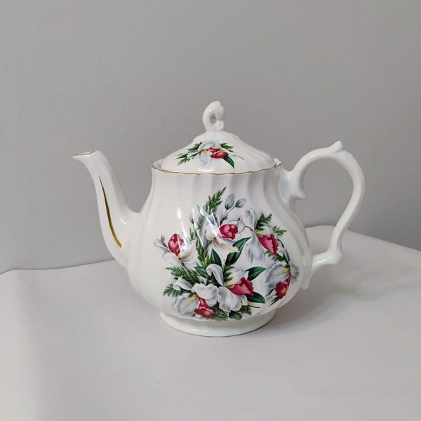 Bone China Teapot - Etsy