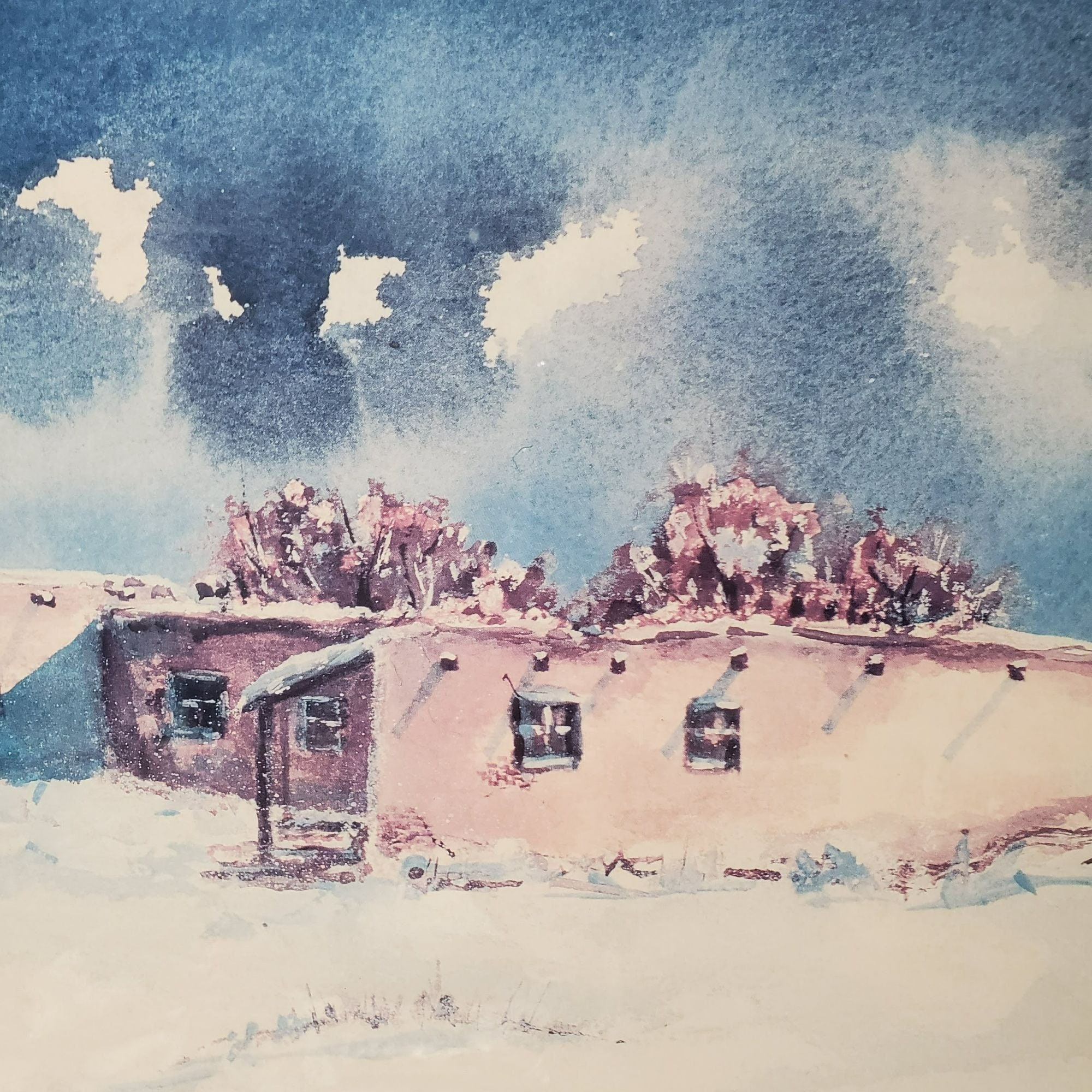 Ed Posa Art, Framed Matted Print, Signed, Limited Edition, Adobe Night ...