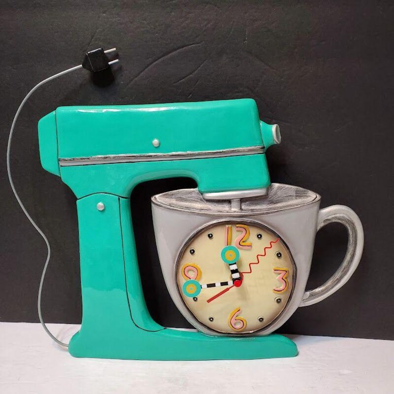 Retro Kitchen Clock - Etsy