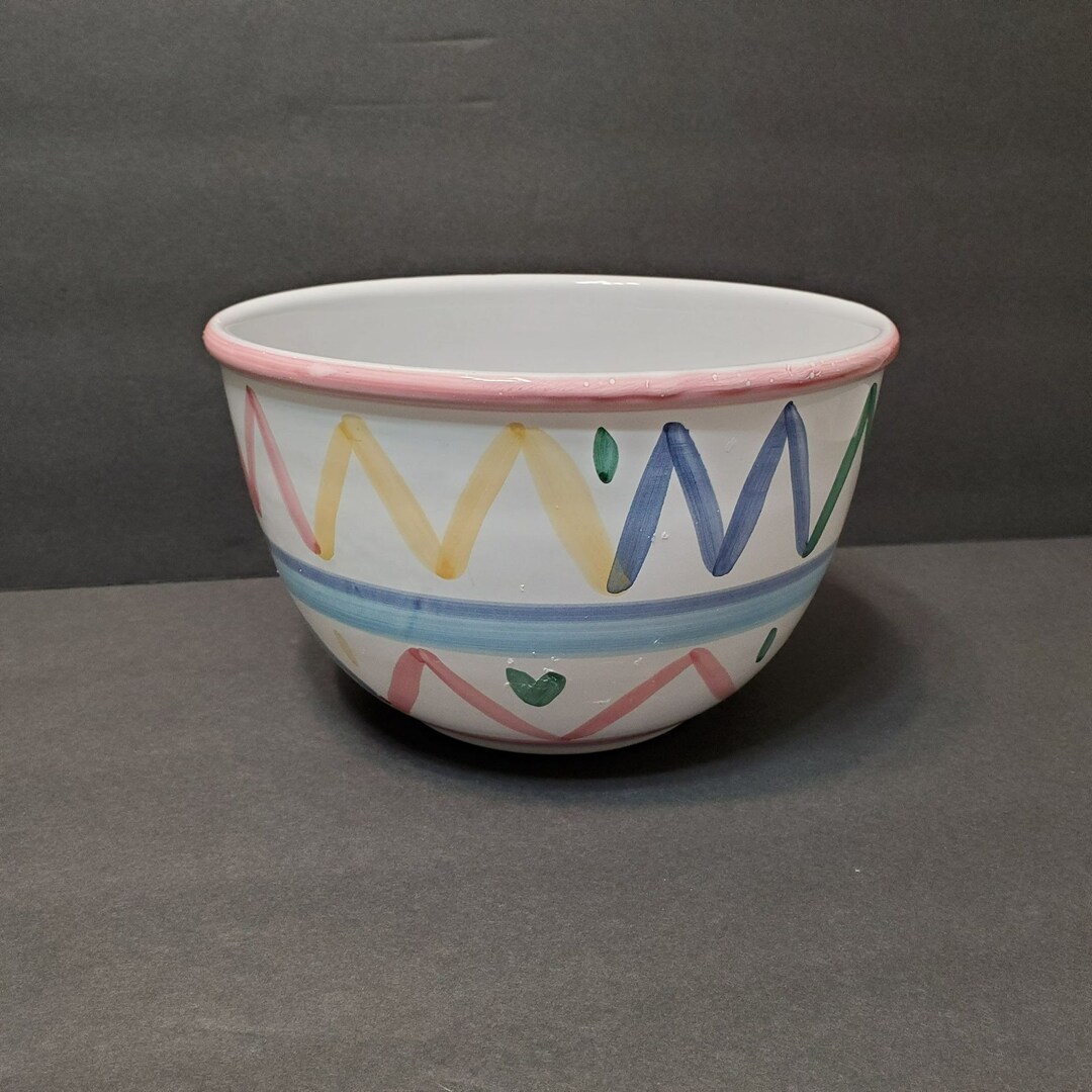 Ceramic Mixing Bowl, Large Bowl, 8 Inch Bowl, Sole by Caleca, Handmade ...