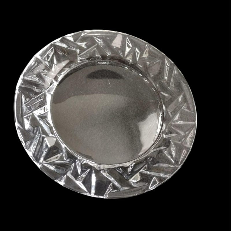 Crystal Glass Plate - Etsy